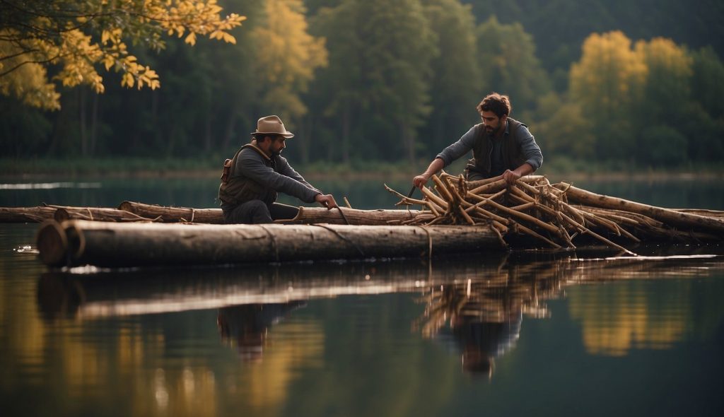 Building a Makeshift Raft: Watercraft Survival - Mad Survivor